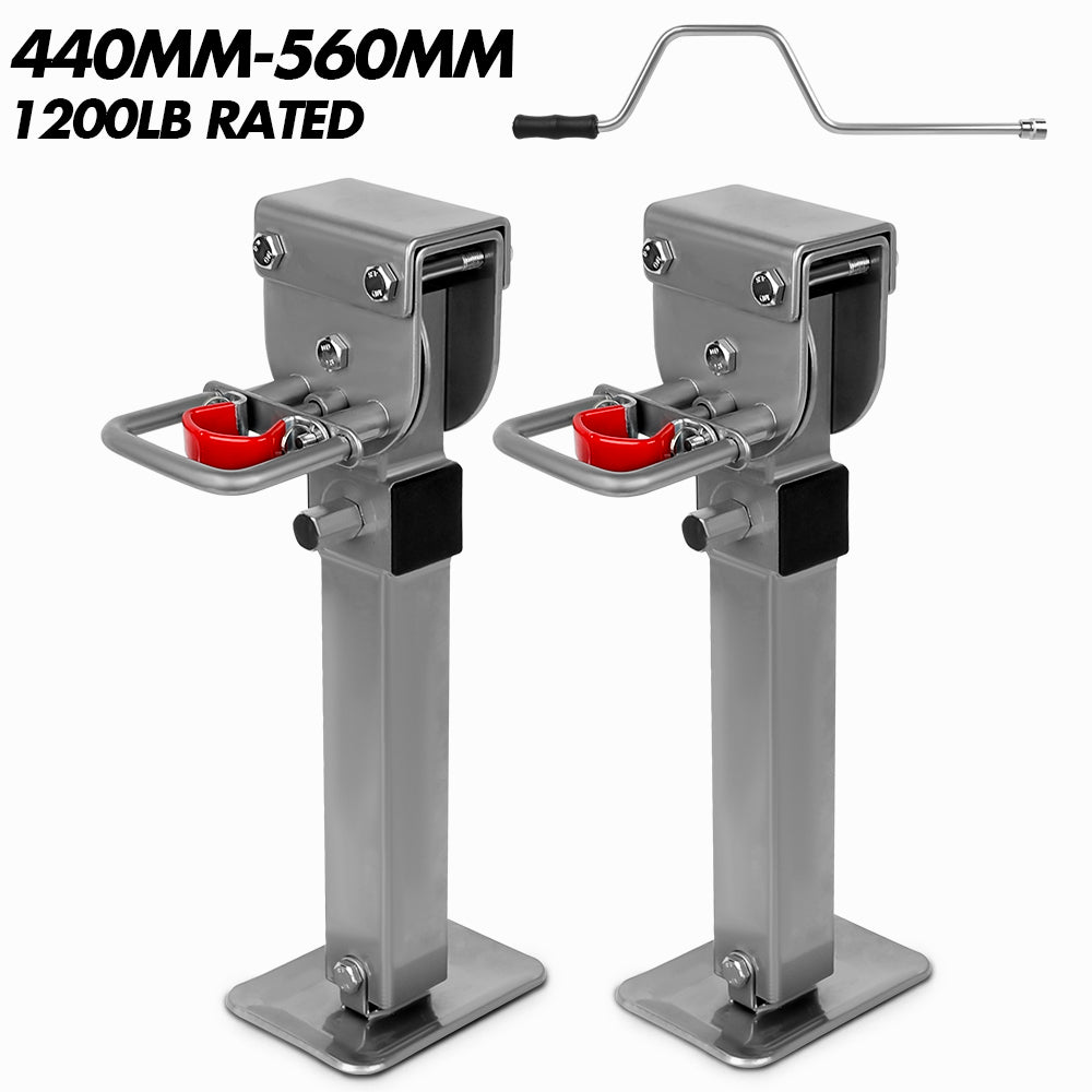 X-BULL Drop Down Corner Legs 440MM- 560MM Caravan Corner Stabilizer ...