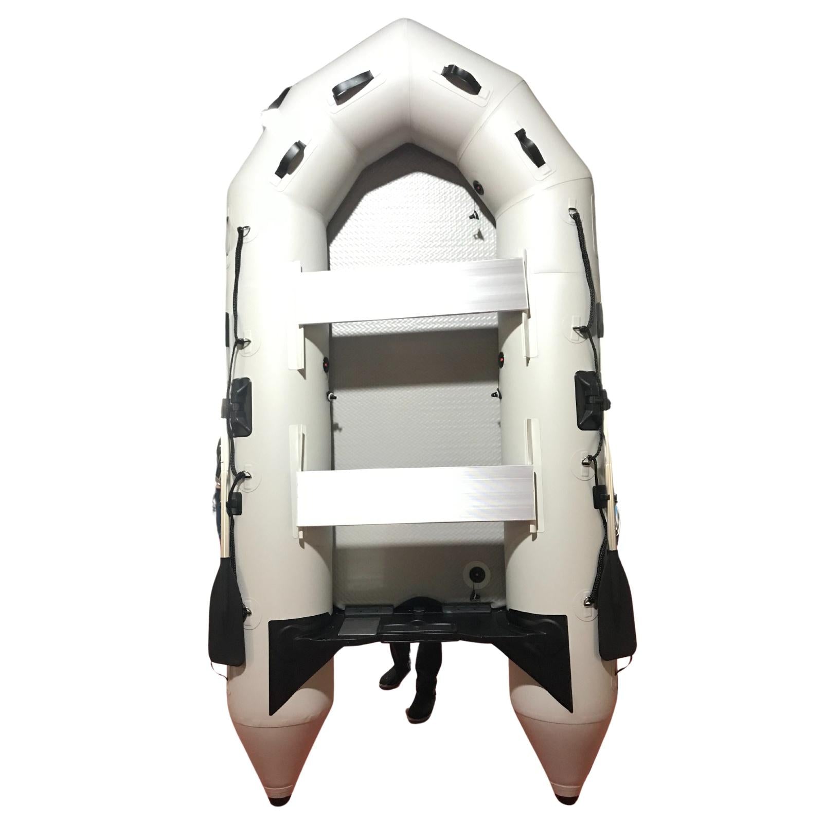 2.3M ( Grey ) Inflatable Boat Dinghy Tender Pontoon Rescue & Dive Boat ...