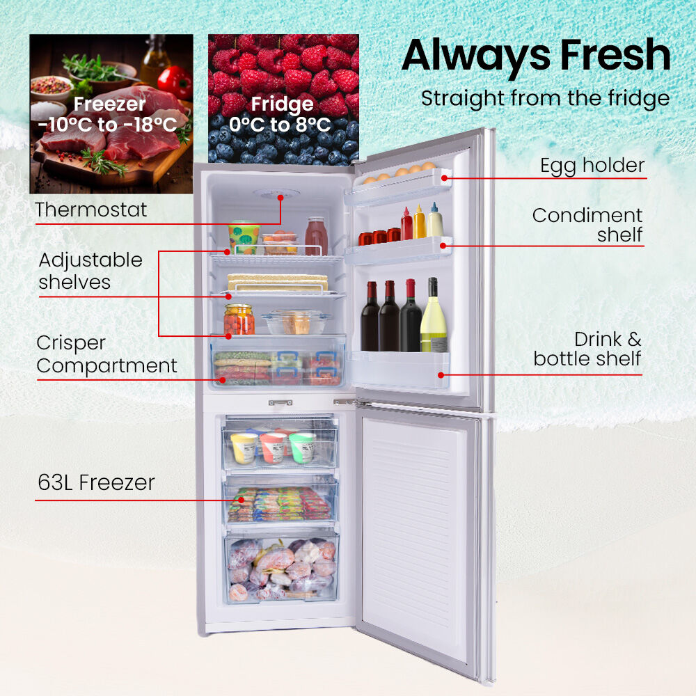 GECKO 160L Upright Portable Fridge / Freezer, 12V/24V/240V for ...