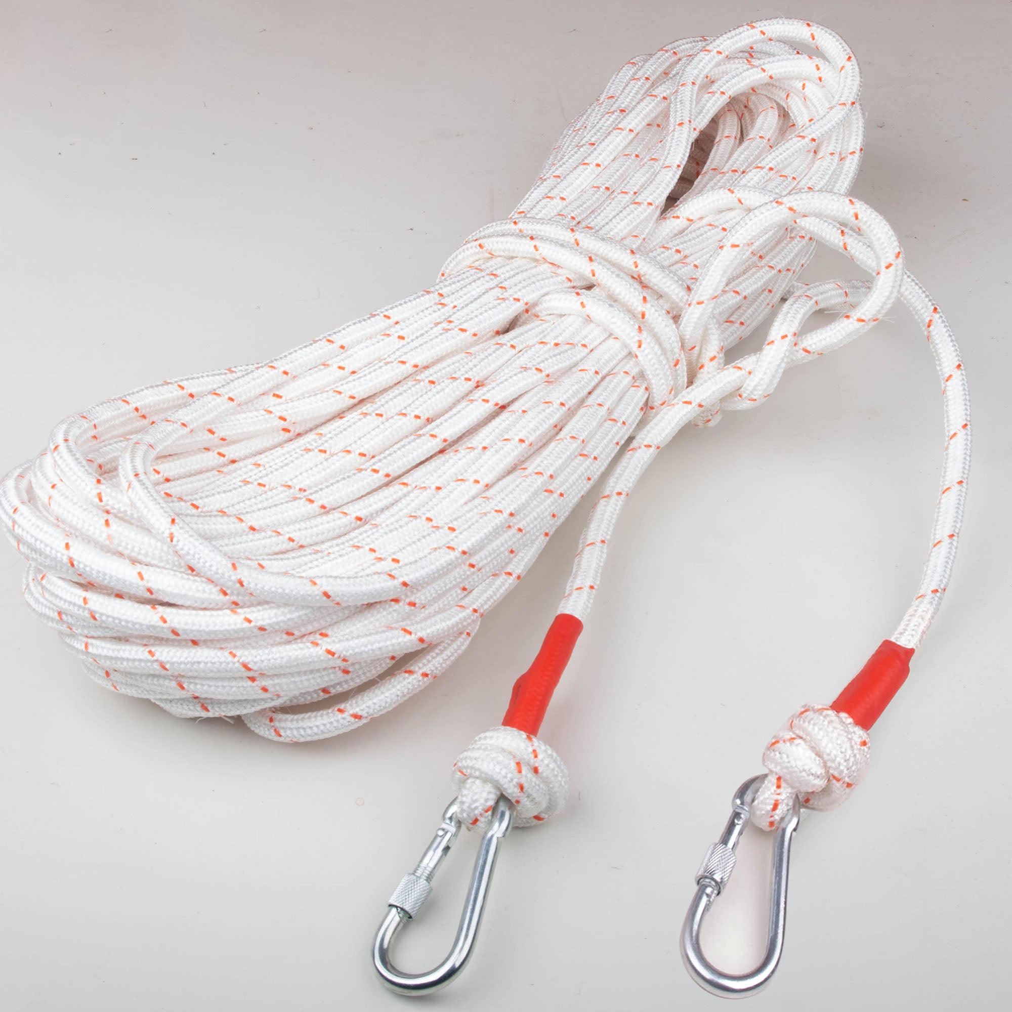 12mm 30m Safety Climbing Rope Nylon Rock Static Outdoor Boat Anchor ...