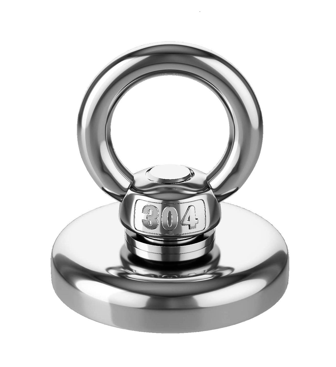 Salvage 60KG Recovery Magnet Hook Countersunk Hole Eyebolt Treasure ...