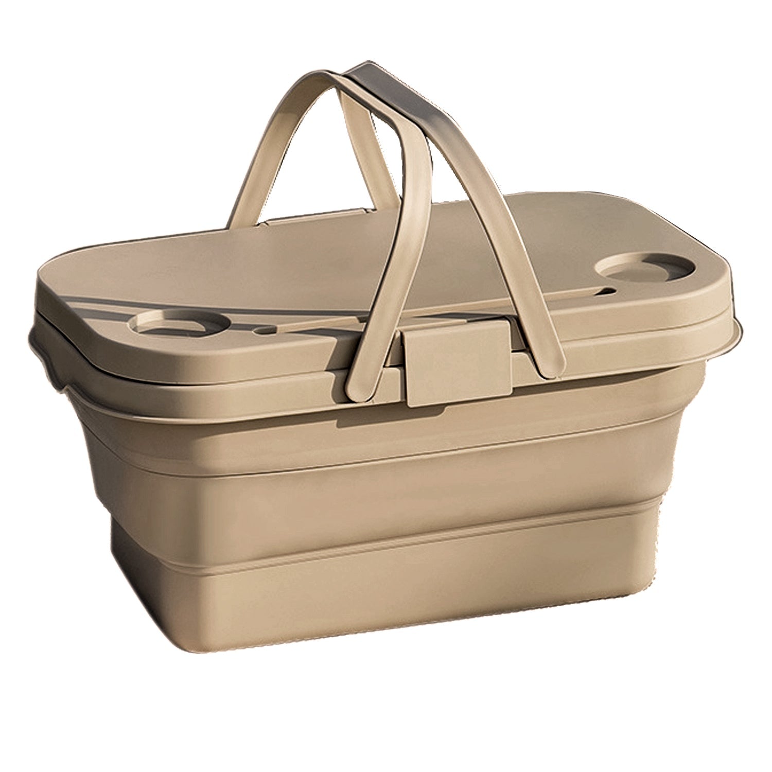 3 In 1 Folding Camping Storage Box Outdoor Food Fruit Container Picnic ...