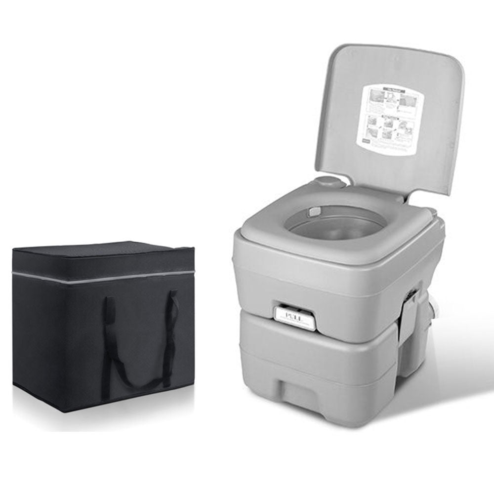 20L Outdoor Portable Camping Toilet With Carry Bag - Premium Camping ...