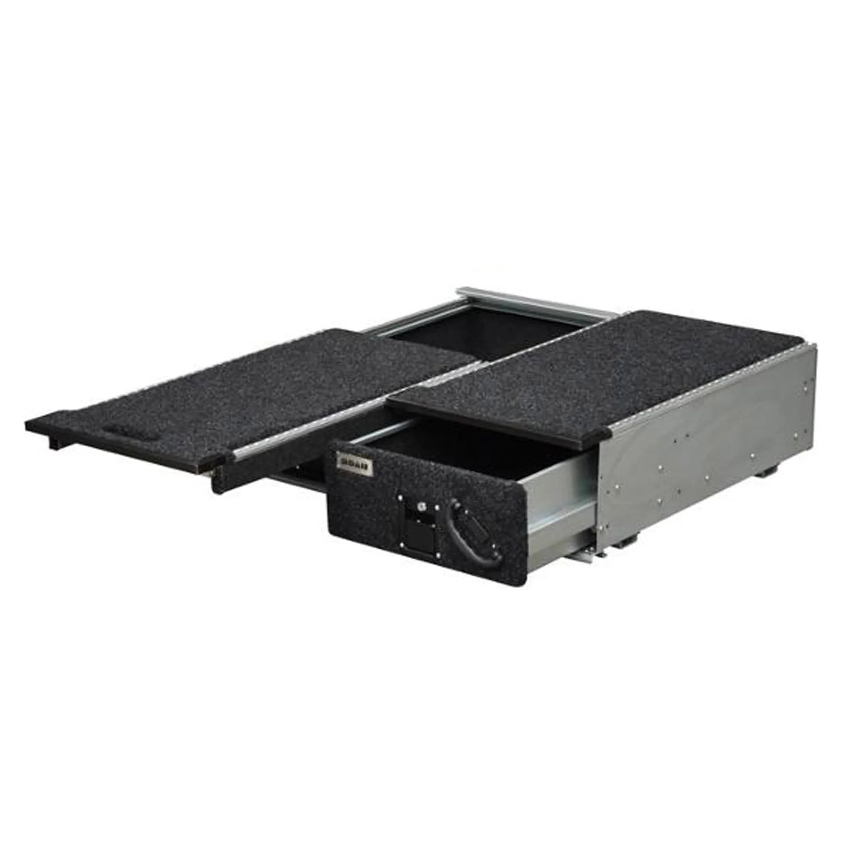 Double Roller Drawer with Left Hand Fridge Slider — Toyota Prado ...