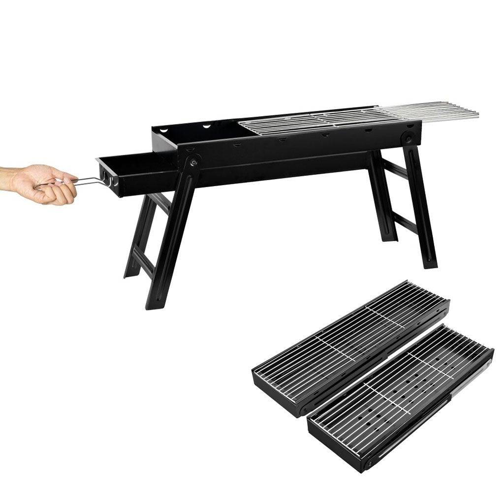 Foldable Portable BBQ Charcoal Grill Barbecue Camping Hibachi Picnic ...
