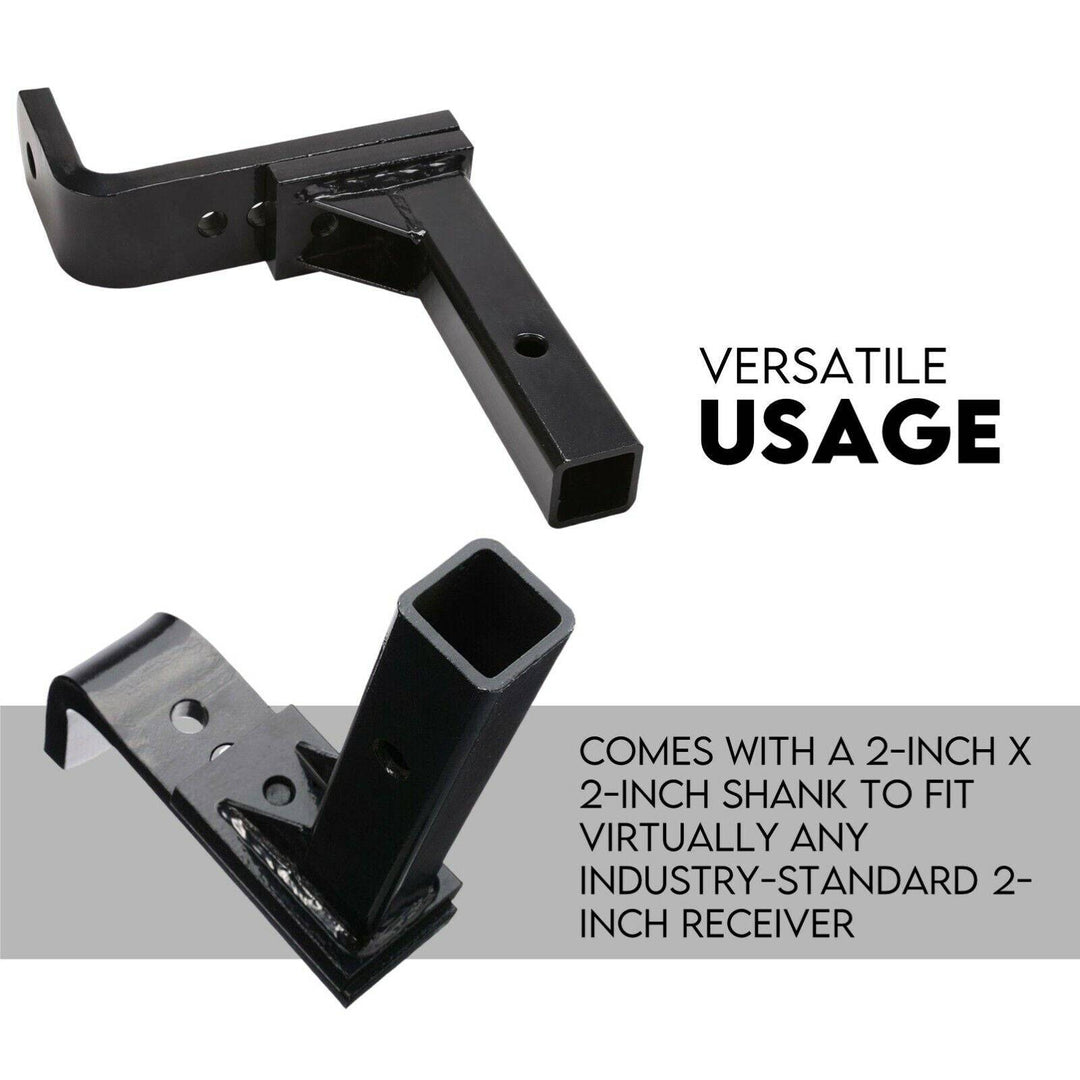 Adjustable Drop Towbar Tow Bar Ball Mount Tongue 2" Hitch Trailer ...