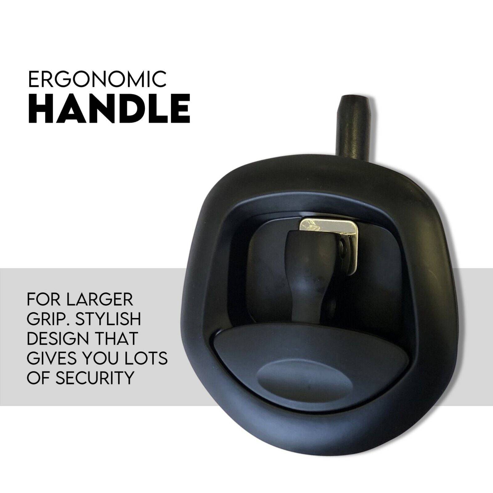 Black Whale Tail T Handle Lock Latch/Compression Lock Trailer Ute ...