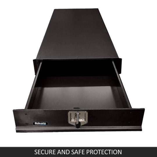 Under Tray Body Tool Box Trundle Drawer 1500 Long UTE Truck ToolBox ...