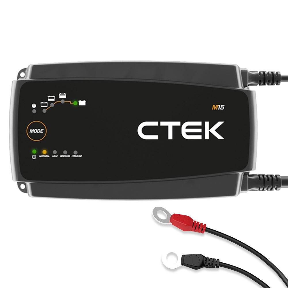 CTEK M15 Automatic Marine Boat Battery Charger Maintainer 12V Lead Acid ...