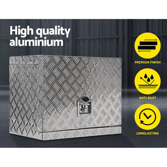 Giantz 62x40x50cm Aluminium Tool box Ute Generator Toolbox Truck ...