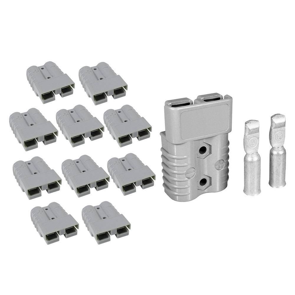 10 x 50A Anderson Style Power Plug Connectors and Terminals Pack ...