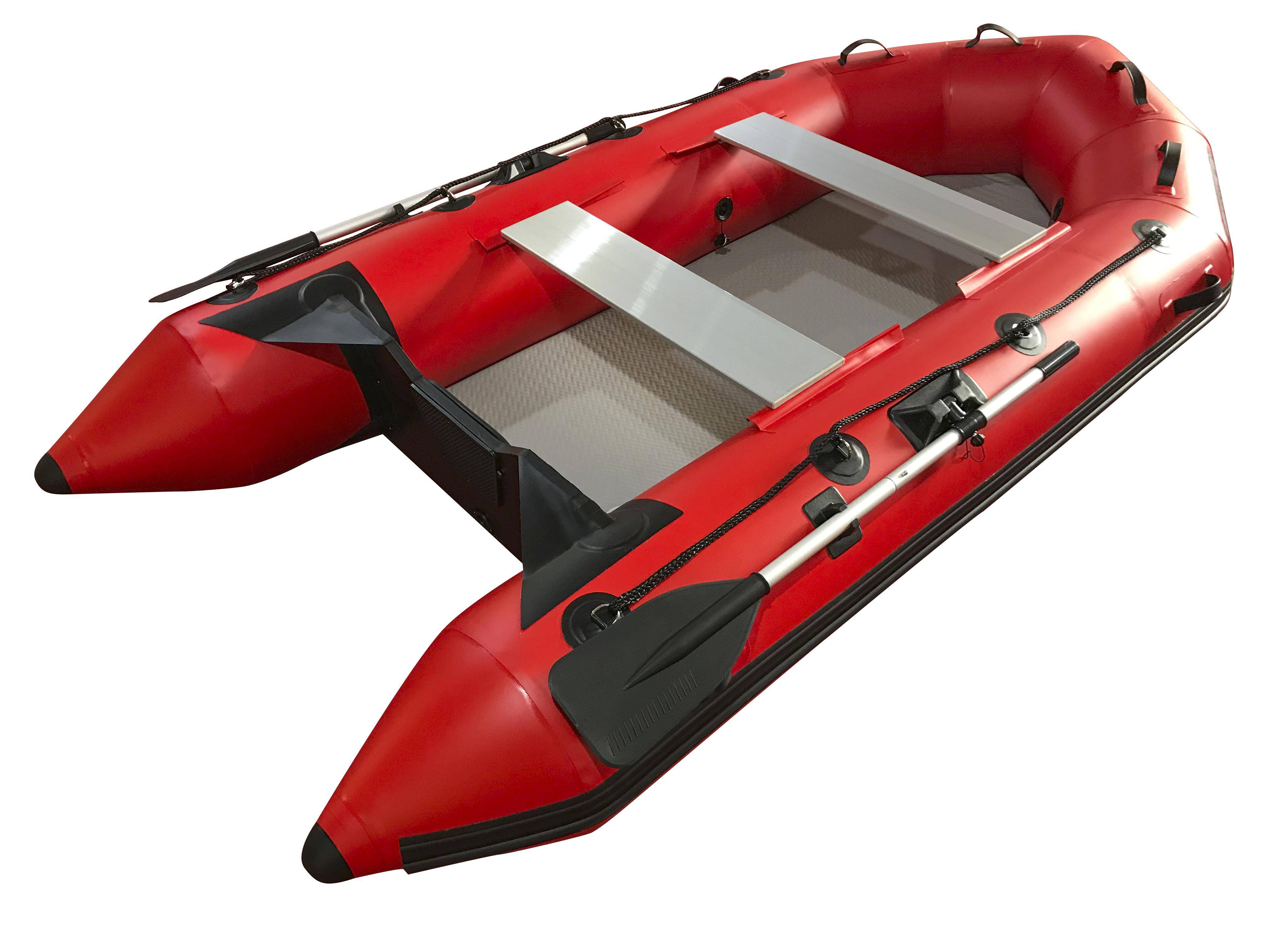 3.6m Inflatable Dinghy Boat Tender Pontoon Rescue- Red - Premium ...