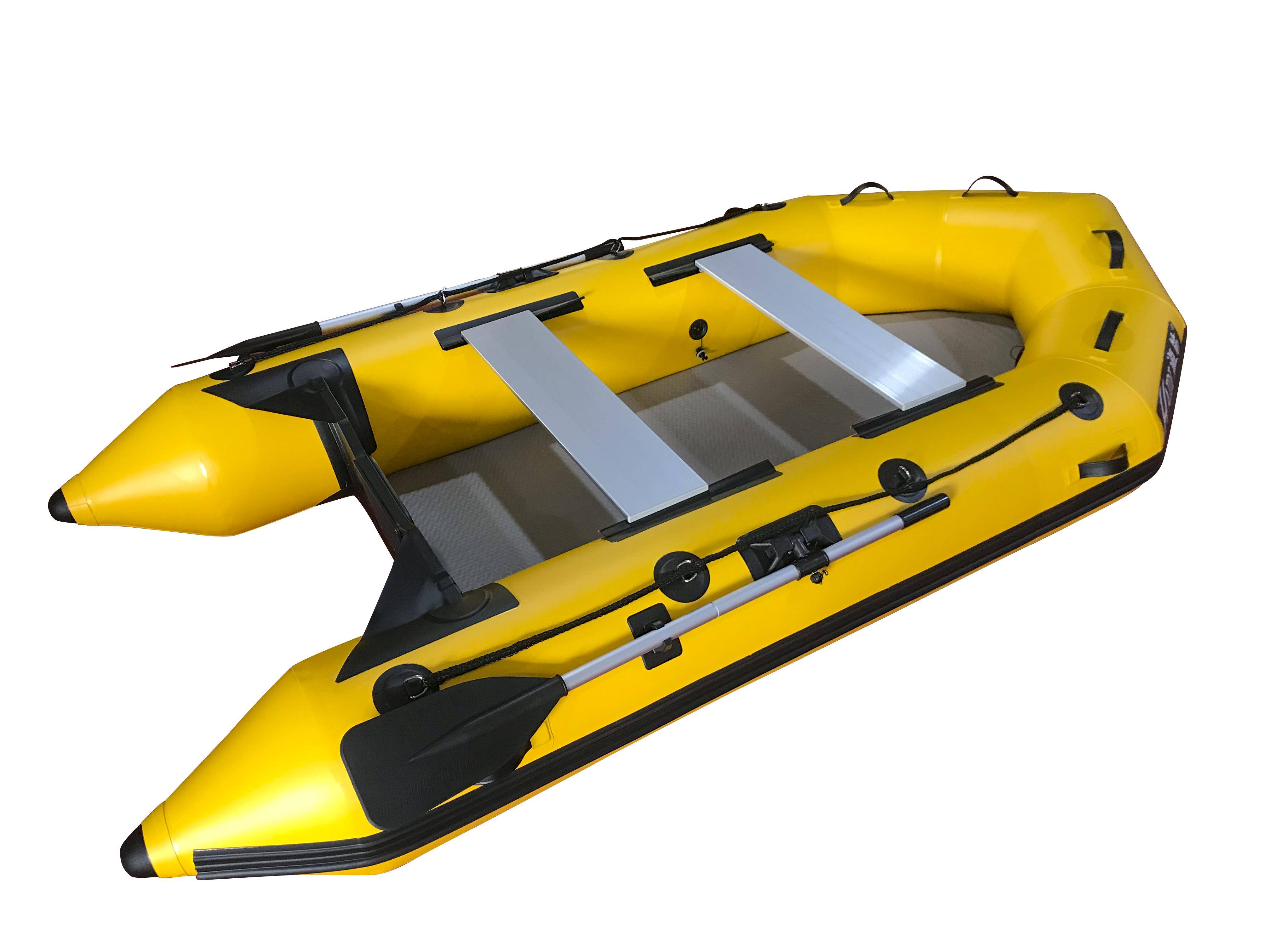 3m Inflatable Dinghy Boat Tender Pontoon Rescue- Yellow - Premium ...