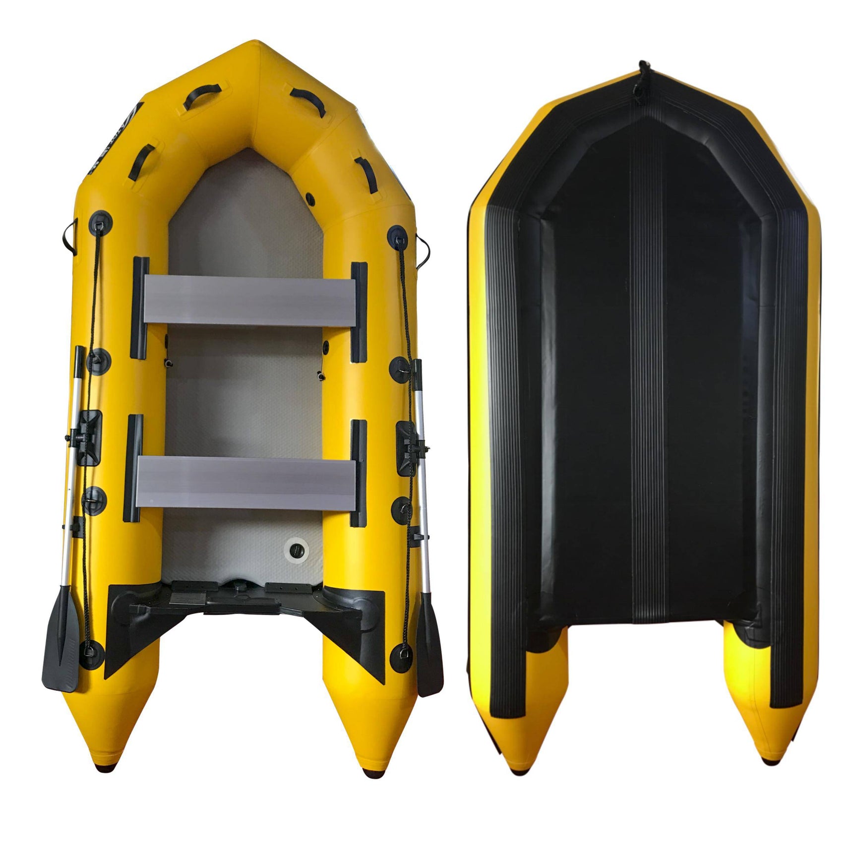 3m Inflatable Dinghy Boat Tender Pontoon Rescue- Yellow - Premium ...