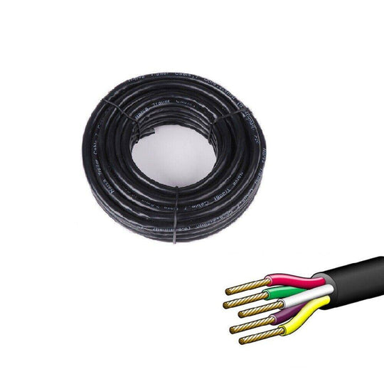 10M X 5 Core Wire Cable Trailer Cable Automotive Boat Caravan Truck ...