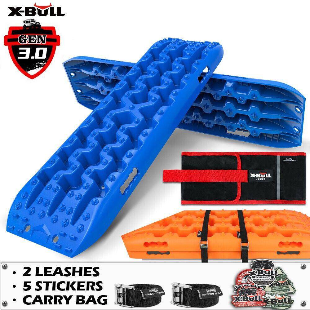 X-BULL Recovery tracks kit Boards 4WD strap mounting 4x4 Sand Snow Car ...